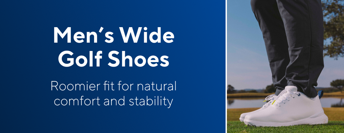 Men's Wide Golf Shoes | Built for Wider Feet | SQAIRZ